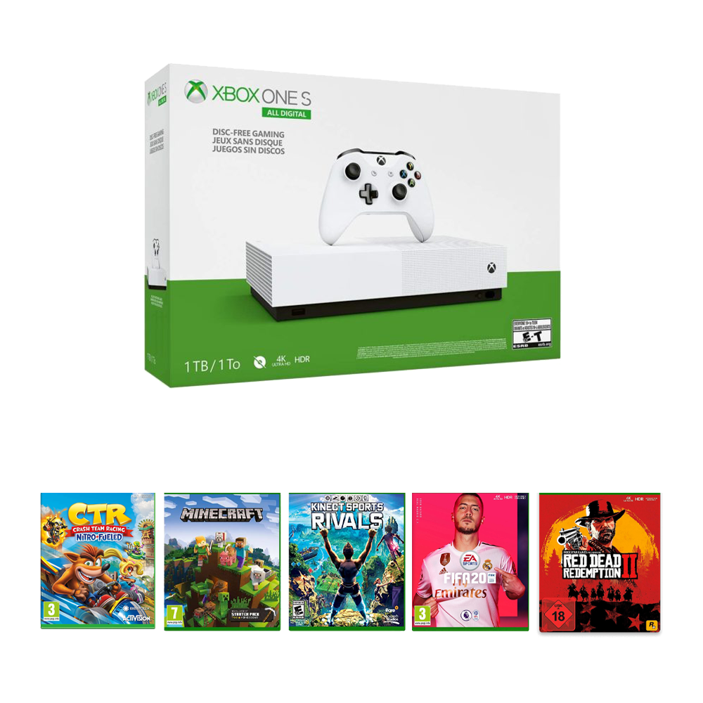 Xbox One S All-Digital Edition - 1Tb & Offline package