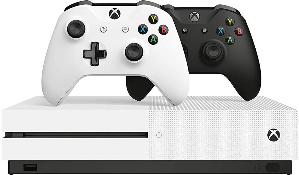 xbox one s 2 controllers
